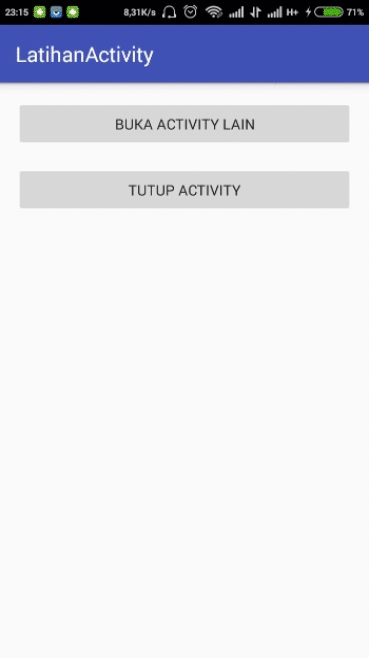 Pemrograman Android: Mengenal Activity dan Siklus Hidupnya