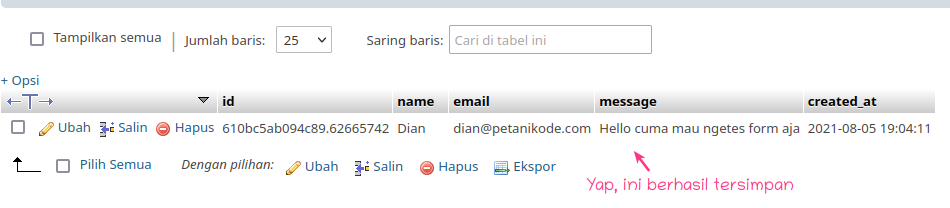 Tutorial Codeigniter #06: Menggunakan Model dan Database