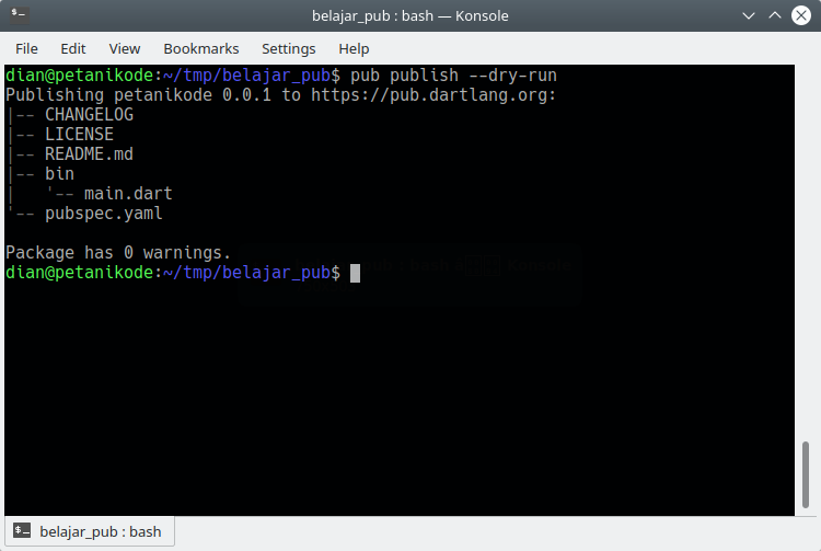 Tutorial Cara Menggunakan Pub untuk Manajemen Paket pada Dart