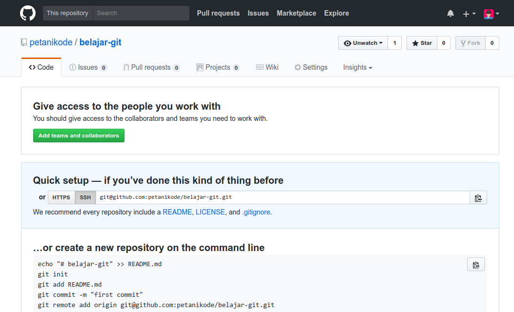Tutorial Git #9: Bekerja dengan Remote Repositori Tutorial Git #9: Bekerja dengan Remote Repositori