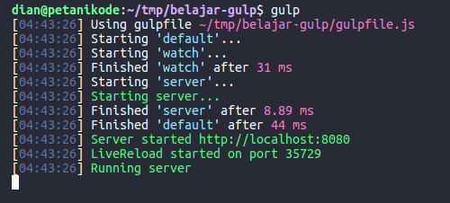 Tutorial Gulp Untuk Pemula Salah Satu Tool Wajib Untuk Web Developer