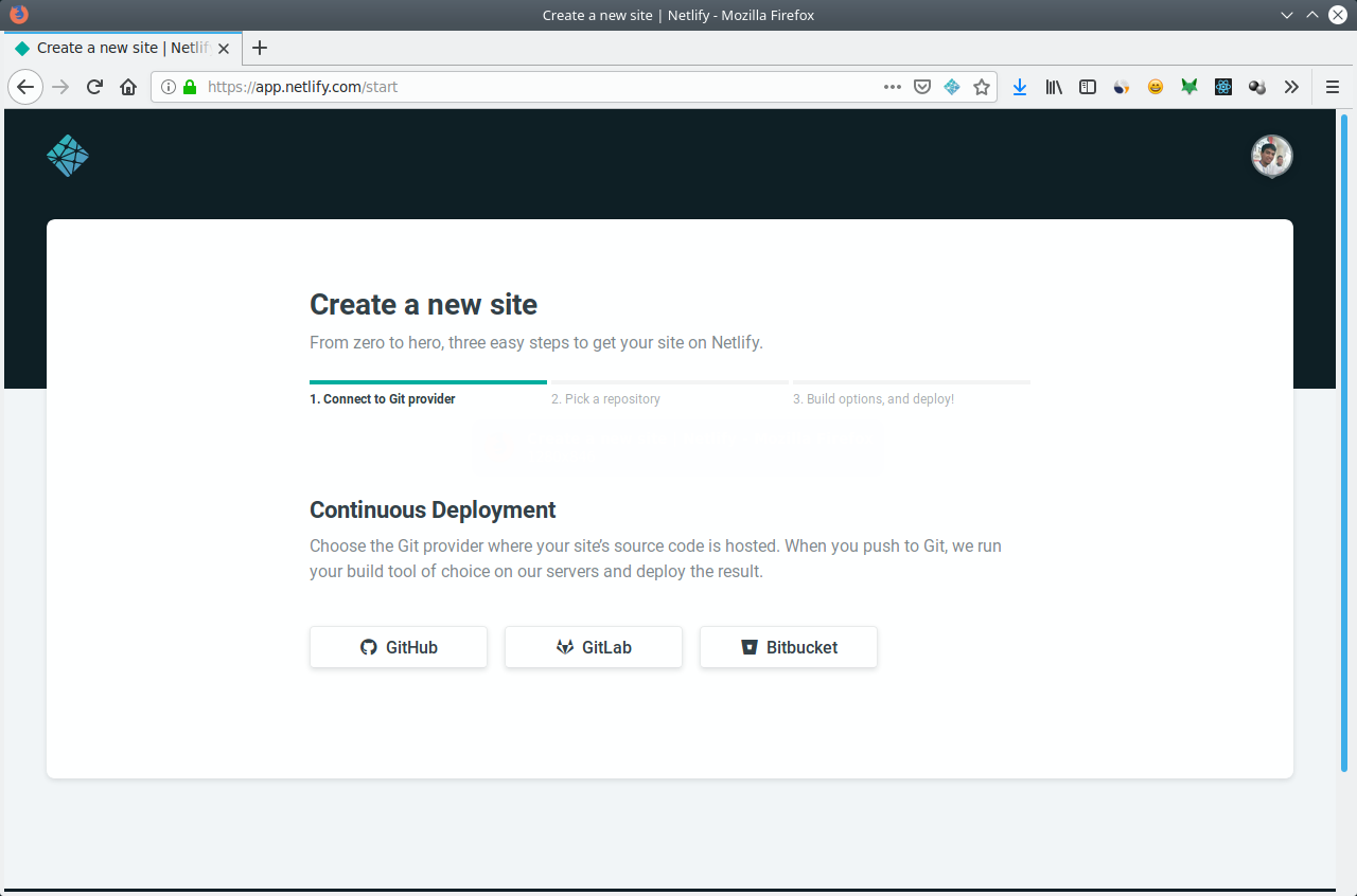 Cara Hosting Hugo di Netlify, Cepat tidak Sampai 30 detik..