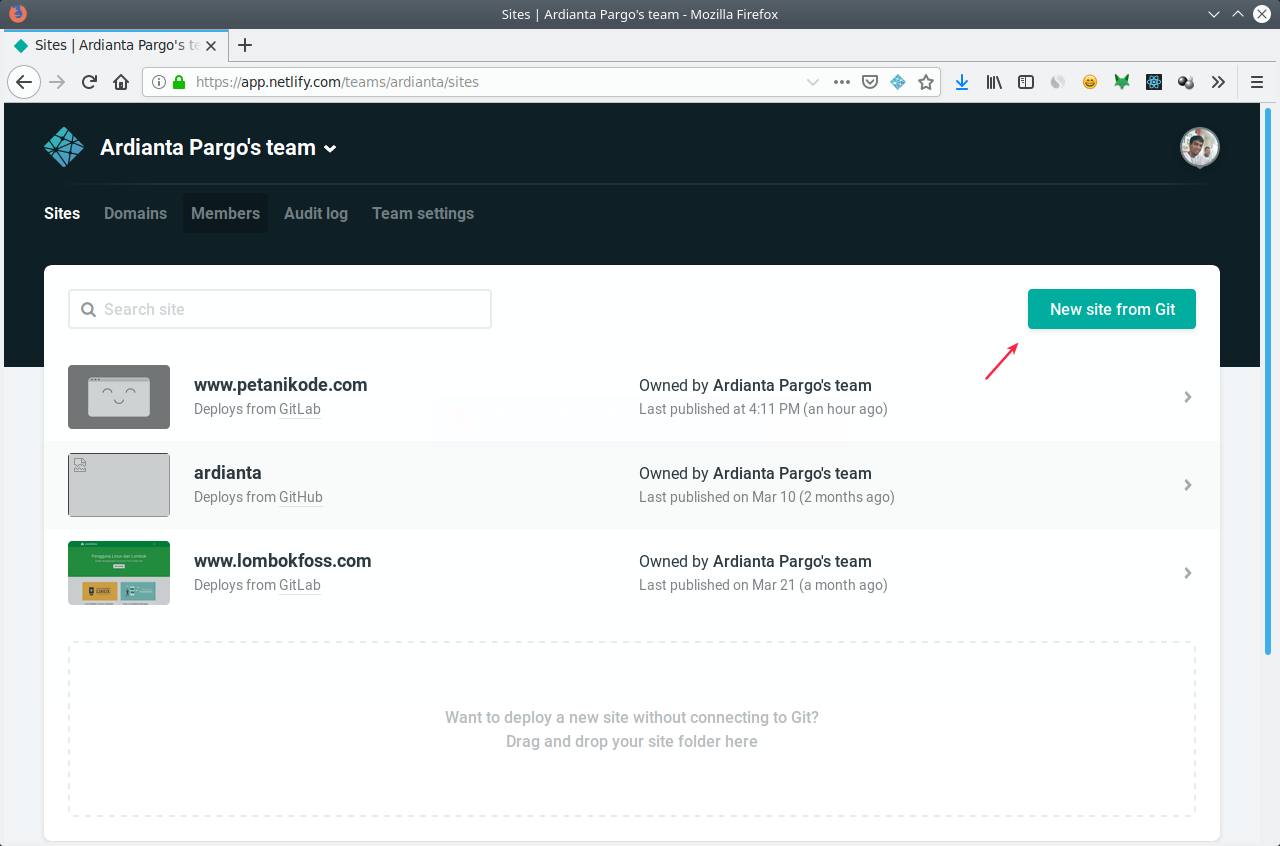Cara Hosting Hugo di Netlify, Cepat tidak Sampai 30 detik..
