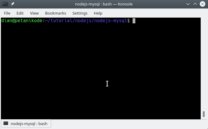 Belajar Nodejs #11: Cara Menggunakan Database MySQL pada Nodejs Belajar Nodejs #11: Cara Menggunakan Database MySQL pada Nodejs