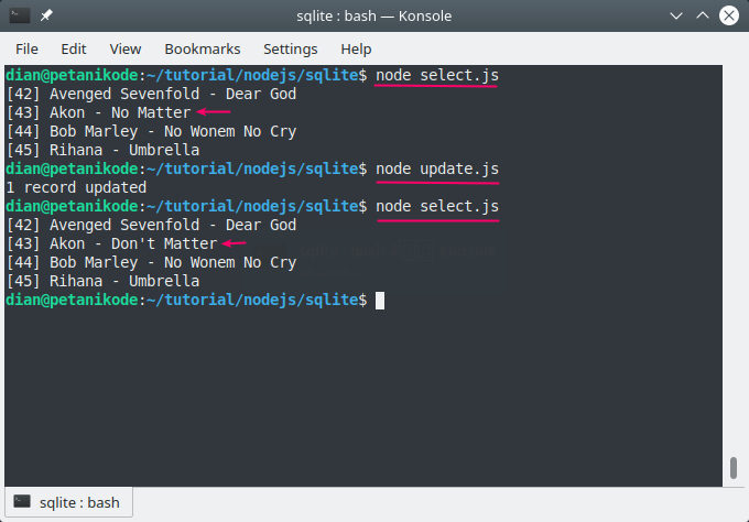 Belajar Nodejs 12 Menggunakan Database Sqlite Pada Nodejs