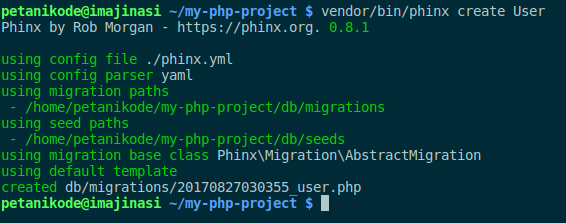 Panduan Migrasi Database Menggunakan PHP Phinx