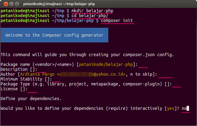 Membuat Project PHP dengan Composer