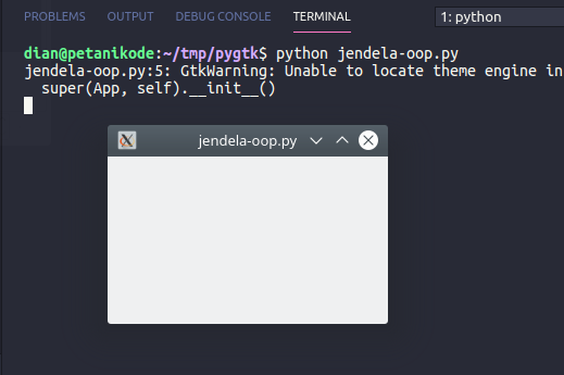 Tutorial Pygtk 1 Belajar Pemrograman Gui Dengan Python Dan Pygtk Di Linux