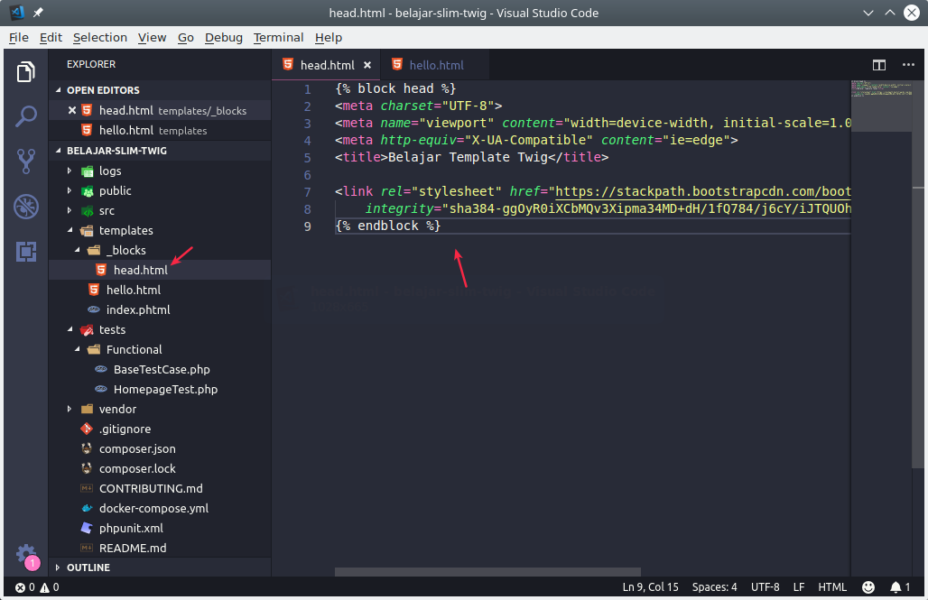 Cara Menggunakan Twig Template Engine Pada Slim Framework 