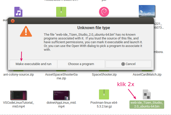 Persiapan Pemrograman Tizen di Linux