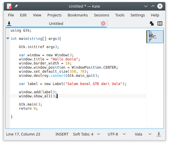 Belajar Vala: Mengenal Bahasa Pemrograman Vala (untuk Pemula)