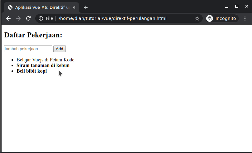 Tutorial Vuejs: Apa itu Directive pada Vuejs? Tutorial Vuejs: Apa itu Directive pada Vuejs?